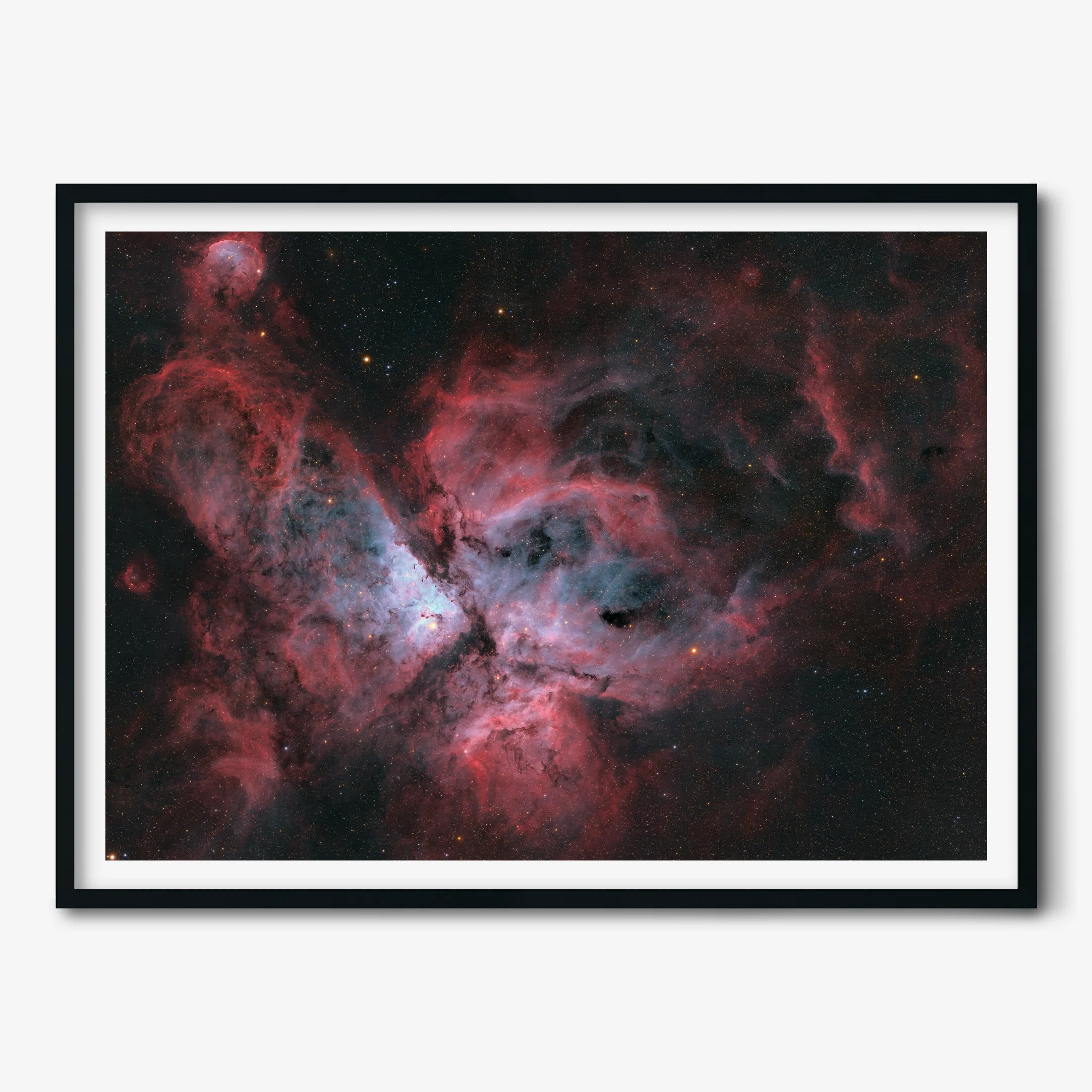 Rod Prazeres: Eruption in Eternity - Carina Nebula Poster – Astrography