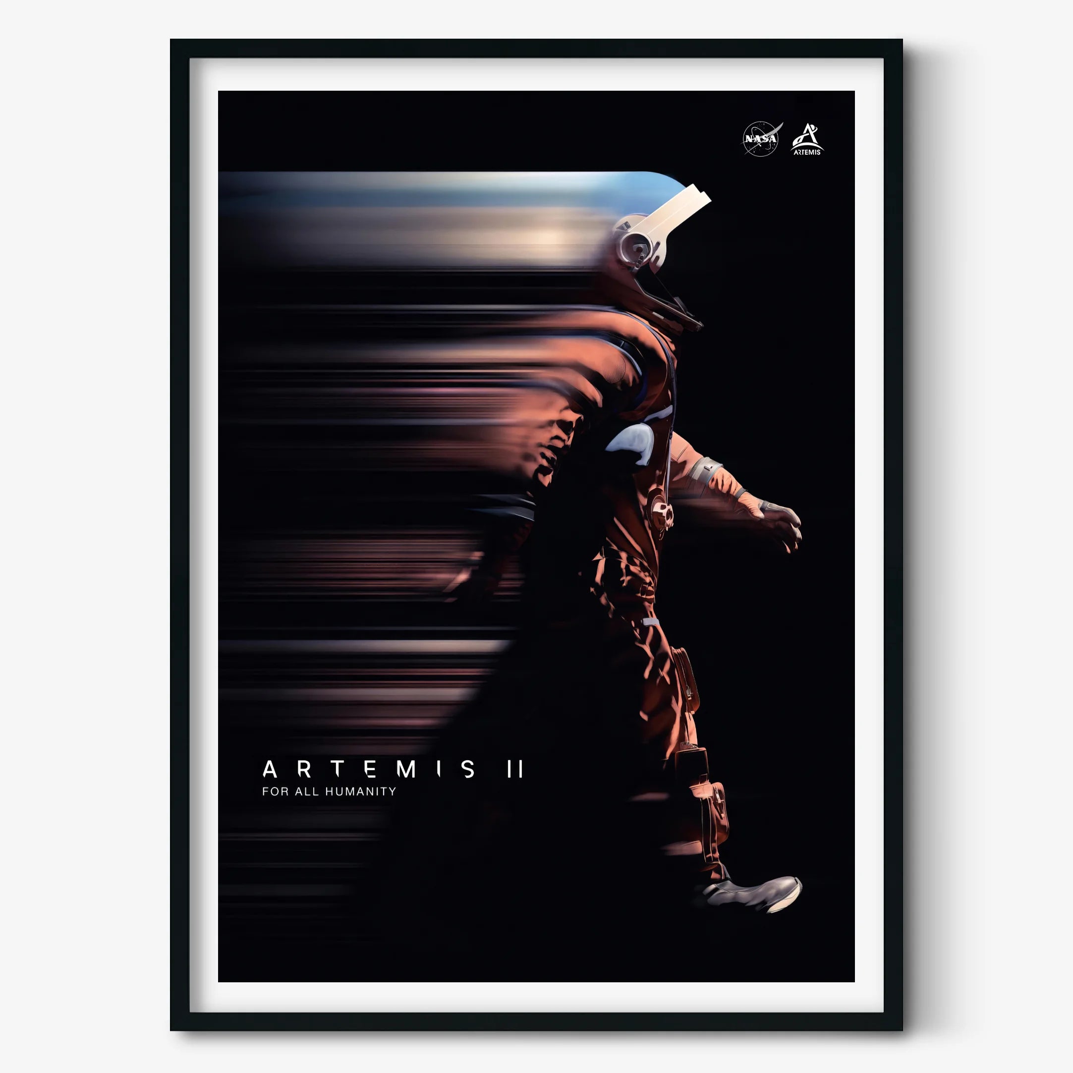 Buy Artemis II Mission: For All Humanity Poster | Fine Art Print – Astrography