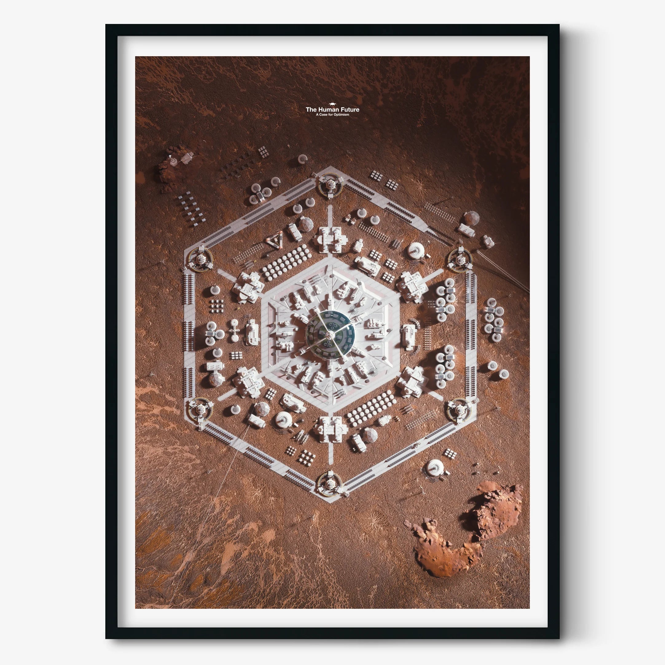 Melodysheep: Mars City Poster | Astrography Space Art
