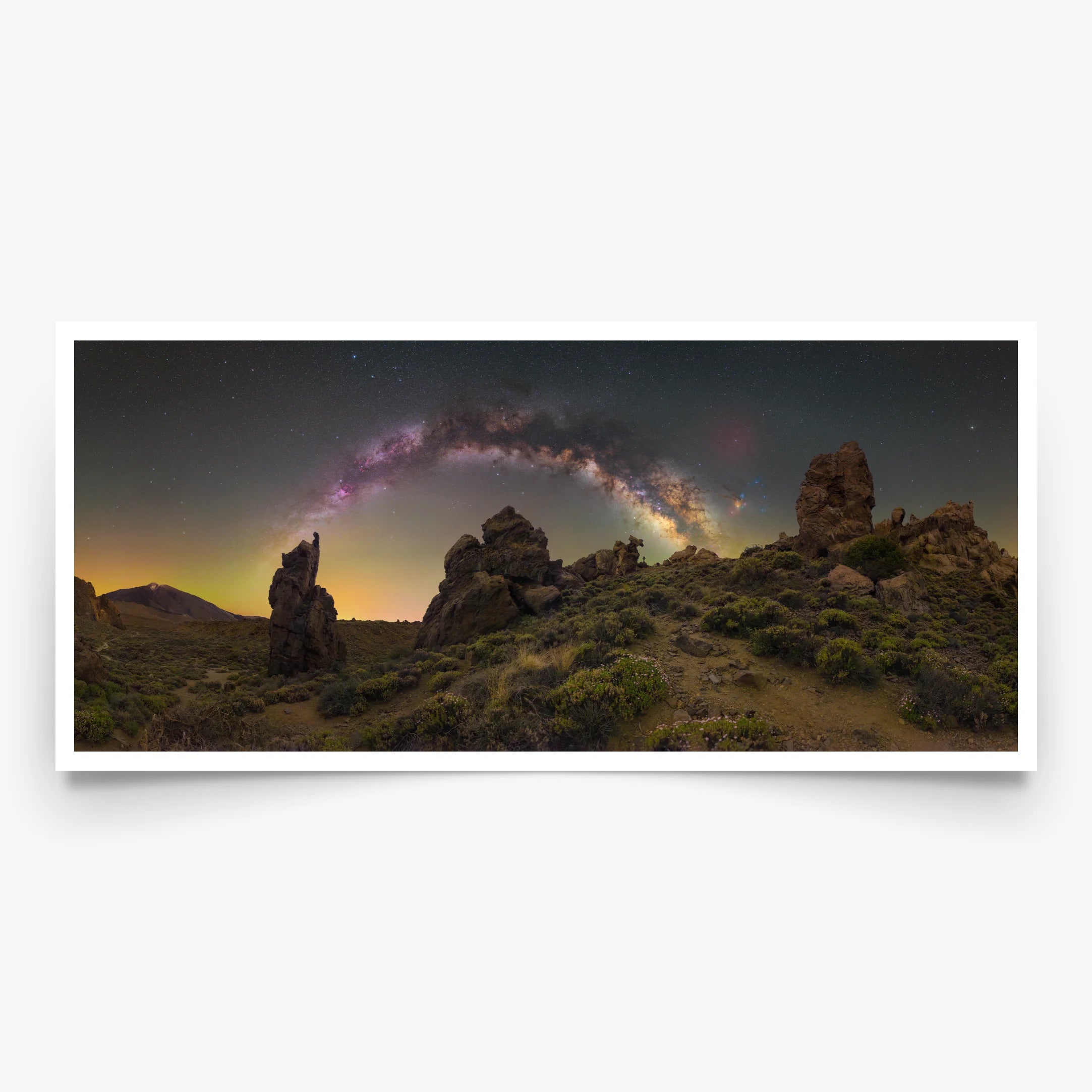 Matteo Strassera: Between Lava and Stars Panorama | Space Wall Art ...