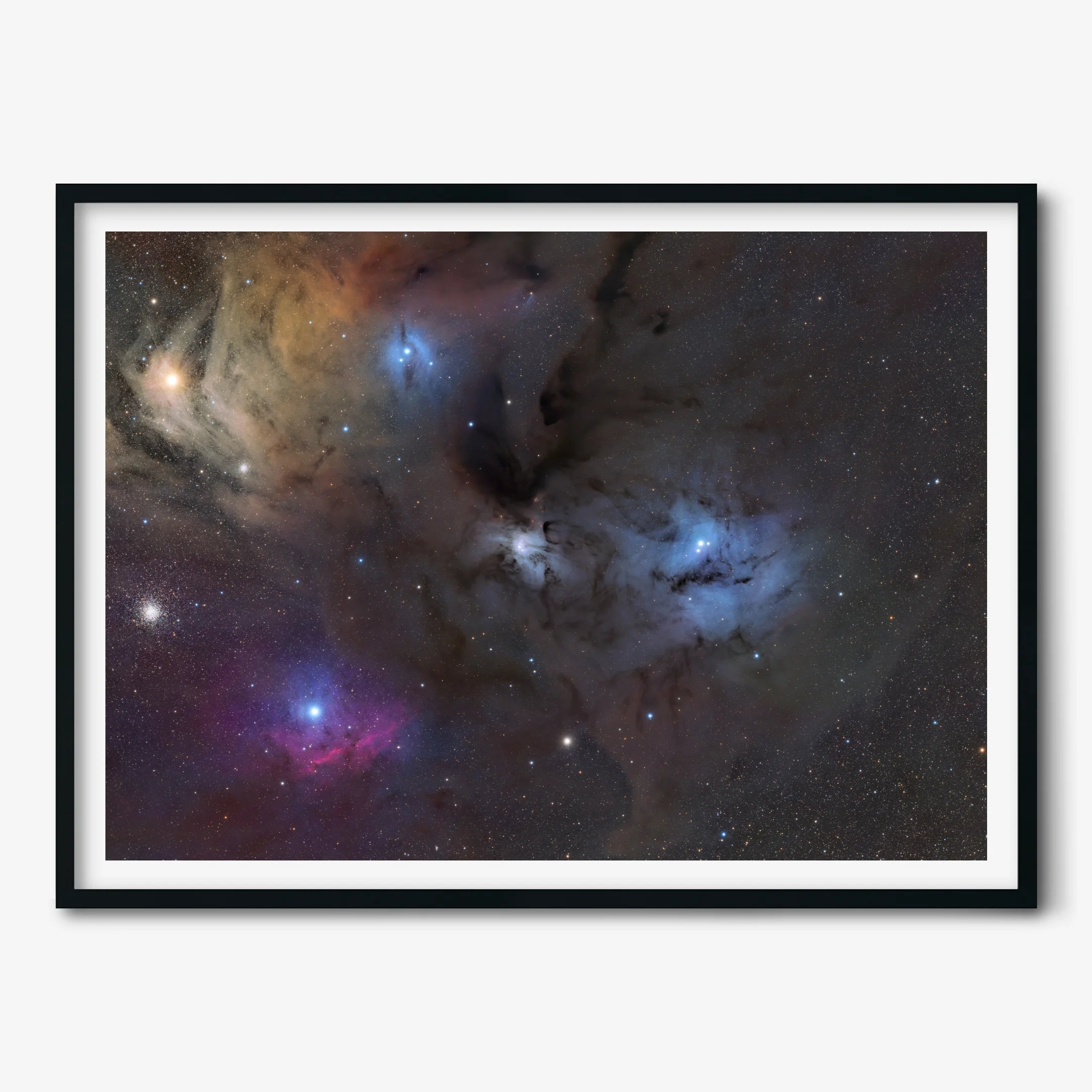 Rod Prazeres: Rho Ophiuchi | Poster, Fine Art, AstroPanel – Astrography