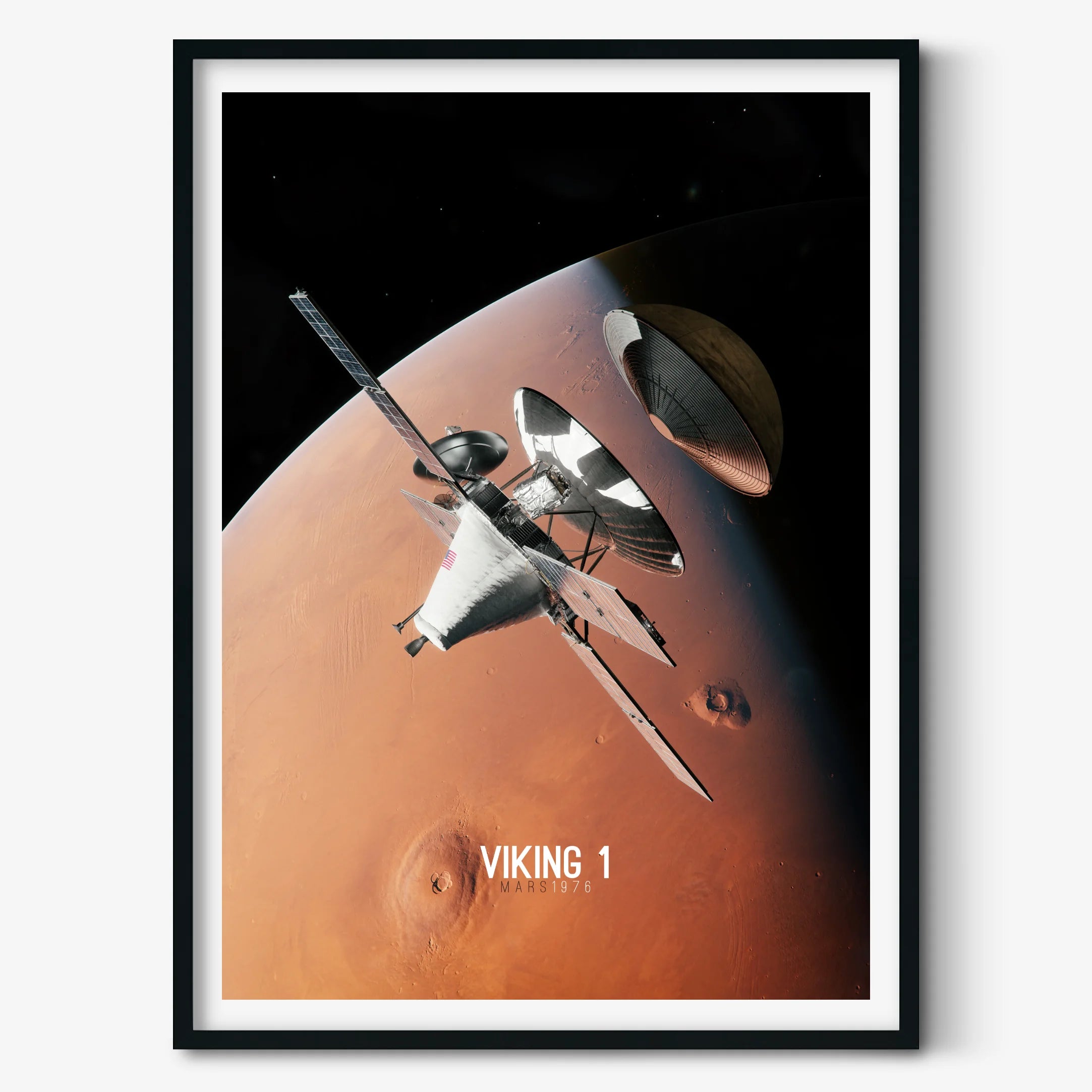 Viking 1: Mars (1976) by Tobias Roestch | Space Posters & Fine Art ...