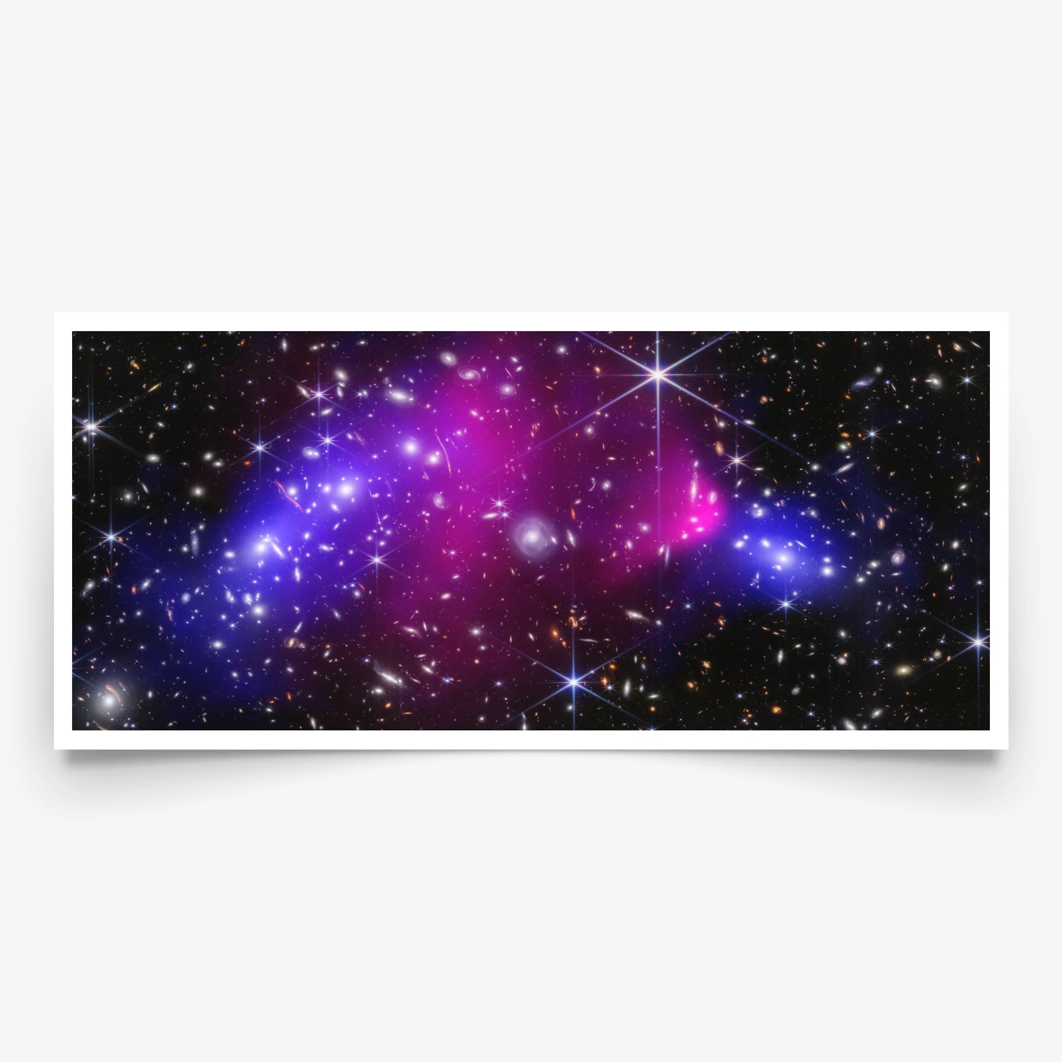 Bullet Cluster: Webb & Chandra | Space Poster, Fine Art & Wall Art ...