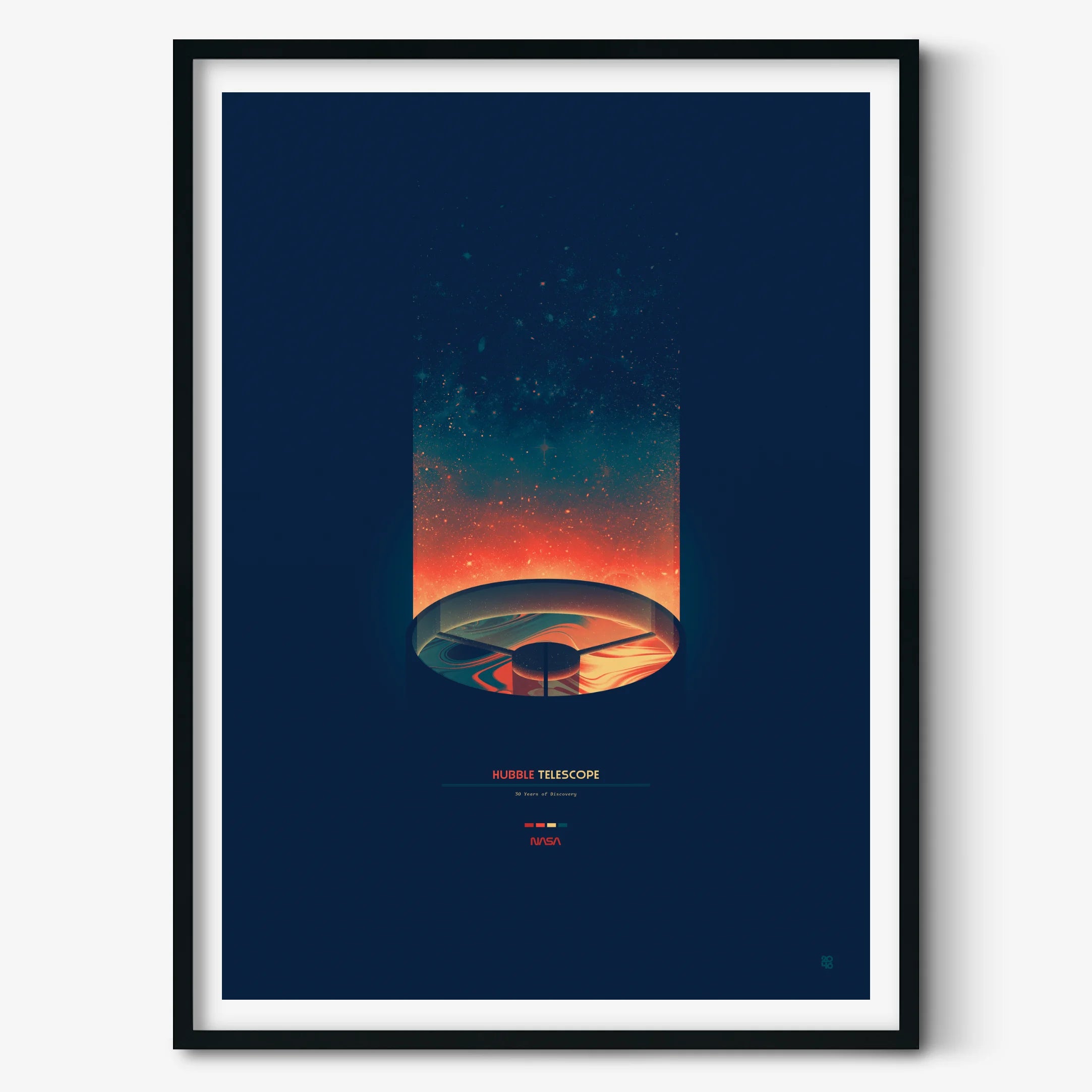 Justin Van Genderen: Hubble Mission | Space Art Poster & Fine Art ...