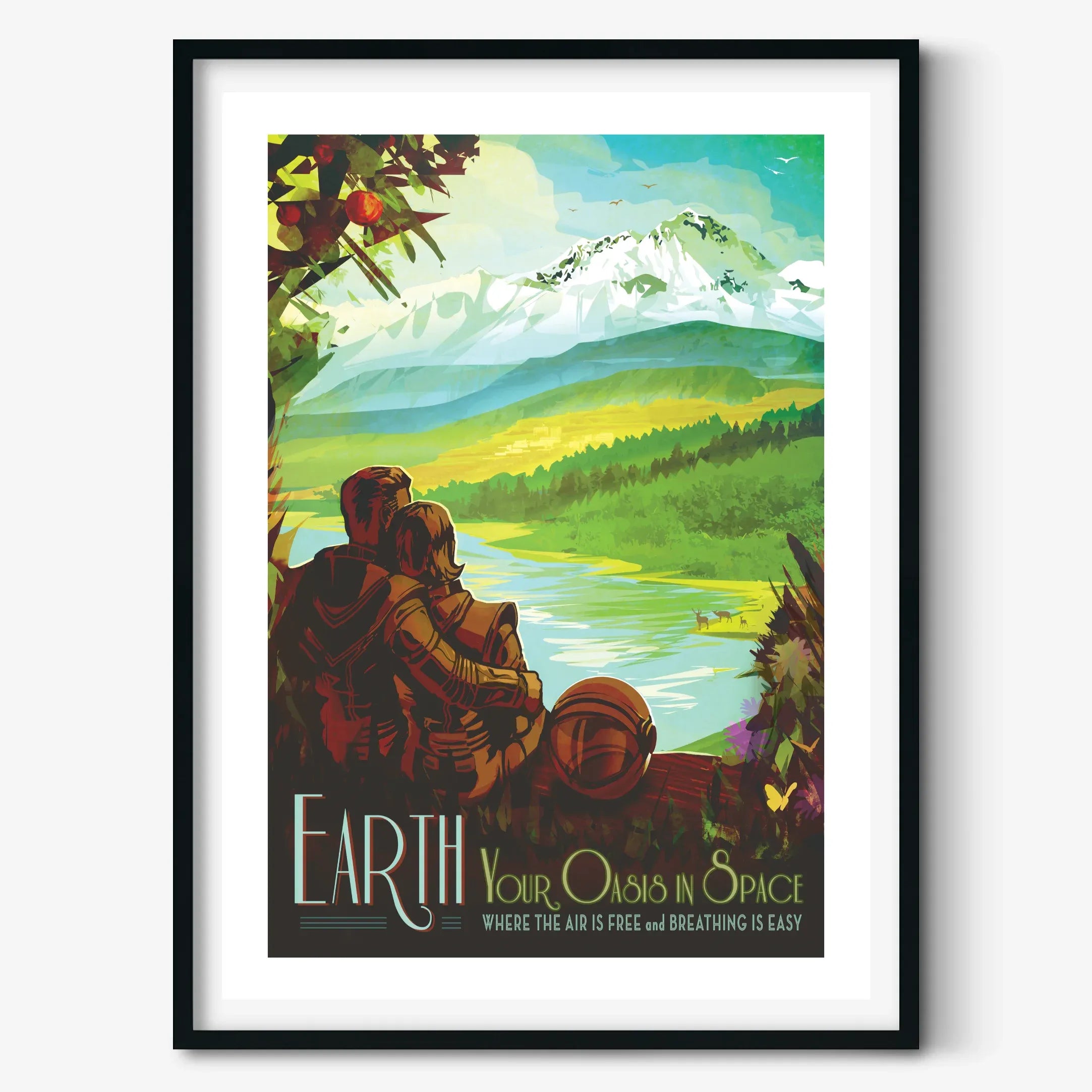 Earth: NASA Visions of the Future Poster | Astrography Posters