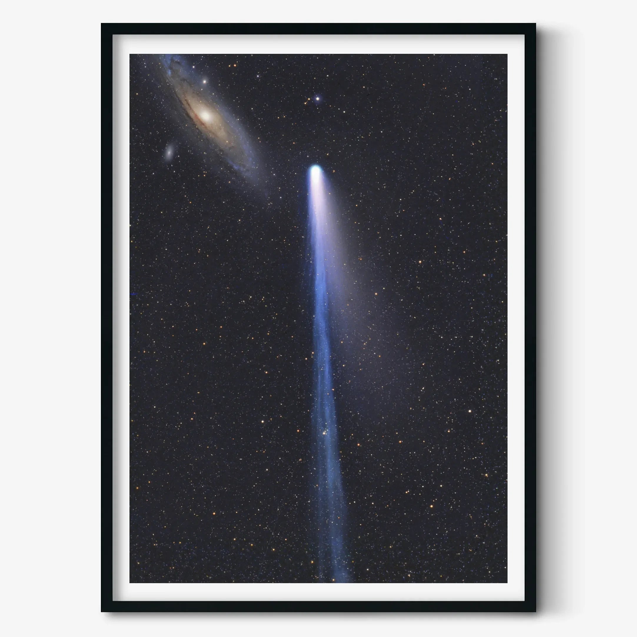 Gerald Rhemann: Comet Ikeya-Zhang and Andromeda Galaxy Poster – Astrography
