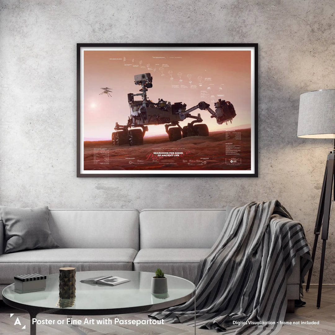 Nasa Mars 2020 Perseverance Poster Fineart And Astropanel Astrography